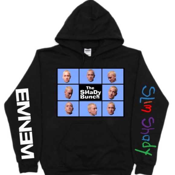 Sweaters | Eminem Slim Shady The Shady Bunch Pullover Hoodie New S5xl ...